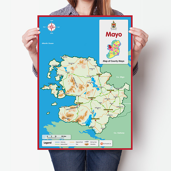 Mayo County Map | 4schools.ie
