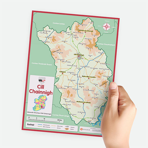 Kildare County Map | 4schools.ie