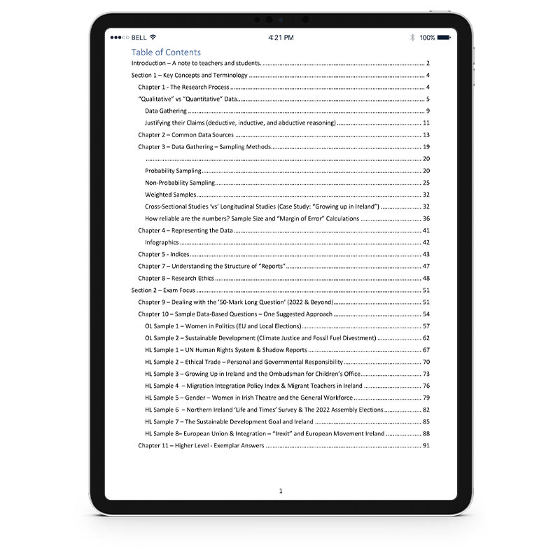 Dealing with Data - 2nd Edition (e-Book) | 4schools.ie